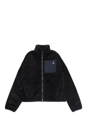 JORDAN Flight Mountainside Faux Fur Jacket - Black