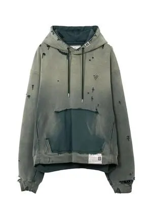 Mihara Yasuhiro Sun Faded Hoodie - Green
