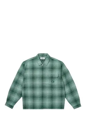 PALACE Ghost Zip Shirt Green
