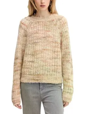 BOSS Textured Knit Sweater - Neutrals
