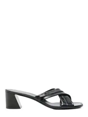 Khaite 55mm Liria Criss-cross Sandals - Black