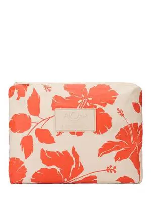 ALOHA COLLECTION Salina Zip Pouch - Red Haute/sandstone