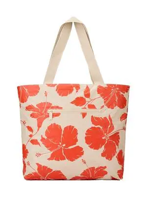 ALOHA COLLECTION Day Tripper Salina Tote - Red Haute/sandstone