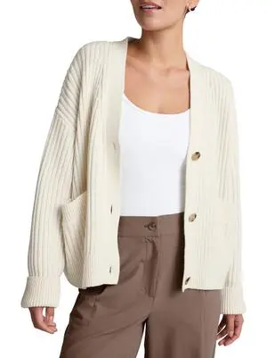 Beyond Yoga Soft Rib Cardigan - Ivory