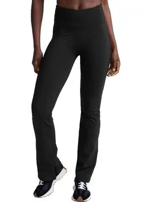 Beyond Yoga Pacer Fleece Bootcut Pants Black
