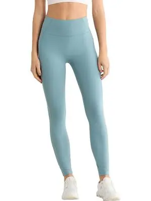 Beyond Yoga Allure Zip Pocket Leggings - Misty Blue