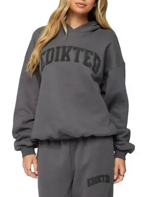 EDIKTED Oversized Hoodie - Dark-gray
