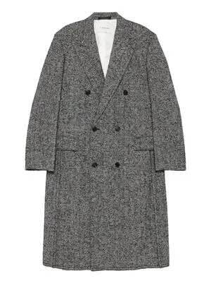 LANVIN Tailored Double-breasted Coat - Black