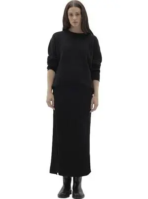 Naked Cashmere Campbell Ribbed Crewneck Cashmere Sweater - Black