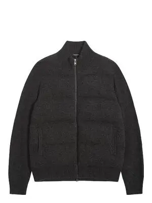 Naked Cashmere Didier Cashmere Puffer Jacket - Charcoal