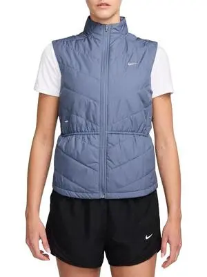 Nike Swift Therma-fit Running Vest - Indigo/reflective Silver