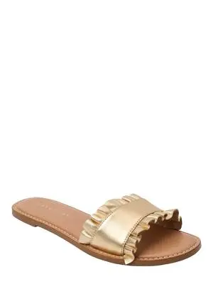 Jack Rogers Rozette Slide Sandal - Gold