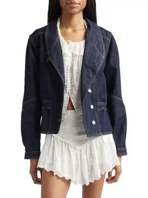 Isabel Marant Dolie Denim Jacket - Blue