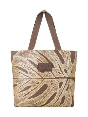 ALOHA COLLECTION Day Tripper Water Resistant Tote - Luster/coconut