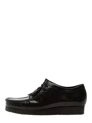 Clarks Wallabee Derby Shoes - Black
