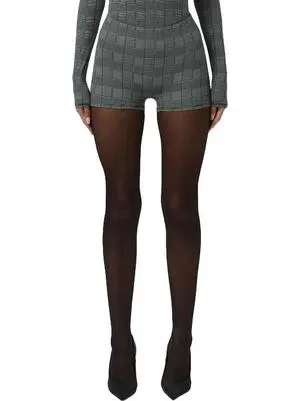 Naked Wardrobe Houndstooth Hot Shorts - Houndstooth Plaid