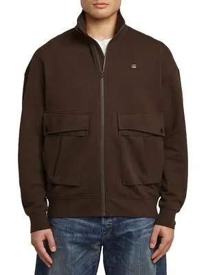 G-star Raw Rovic Zip-up Sweatshirt - Deep Brown