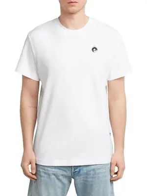 G-star Raw Trims Back Organic Cotton Graphic T-shirt - White