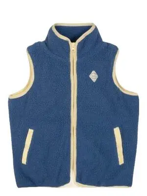 THE SUNDAY COLLECTIVE Polar Fleece Vest - Blue Note