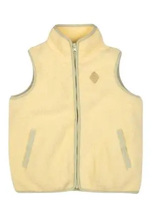 THE SUNDAY COLLECTIVE Polar Fleece Vest - Pale Yellow