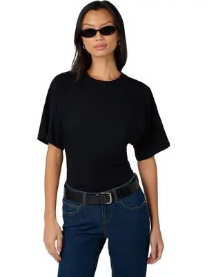 WeWoreWhat Cinched T-shirt Bodysuit - Black