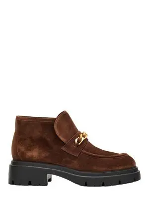 STUART WEITZMAN Hudson Suede Chukka Booties