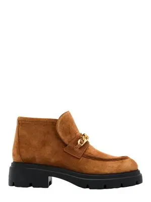 STUART WEITZMAN Hudson Suede Chukka Booties