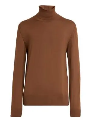 Dolce & Gabbana Cashmere Turtleneck Sweater - Dark Brown