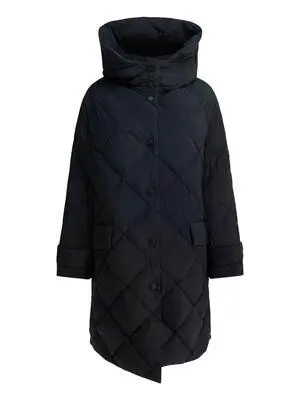 TATRAS Quilted Hooded Coat - Black
