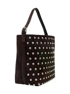 Liviana Conti Studded-embellishment Shoulder Bag - Brown