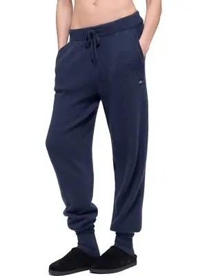 Alo Yoga Wool Cashmere High-waist Jogger Pants - Navy