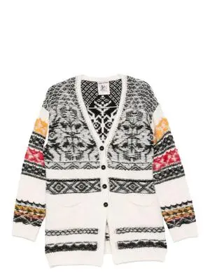 SEMICOUTURE Pierluigi Wool Blend Cardigan - Multi