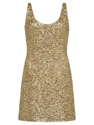 EMILIA WICKSTEAD Einna Floral Dress - Gold