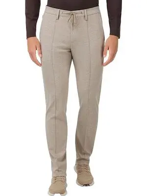 Boggi Milano Stretch Jersey Trousers - Sand