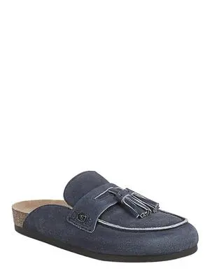 Sam Edelman Astrid Mules Atlantic Blue Suede