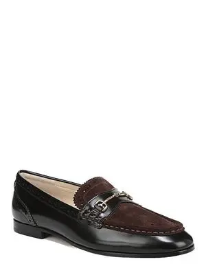 Sam Edelman Liona Leather Loafers - Black Multi
