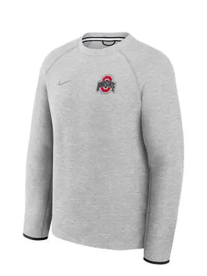 Nike Ohio State Tech Fleece Pullover Crew - Grey