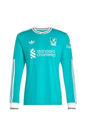 Adidas Liverpool Fc 25/26 Long Sleeve Third Jersey - Sea Green