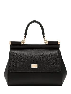 Dolce & Gabbana Medium Sicily Handbag - Black