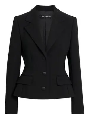 Dolce & Gabbana Wool-blend Blazer - Black