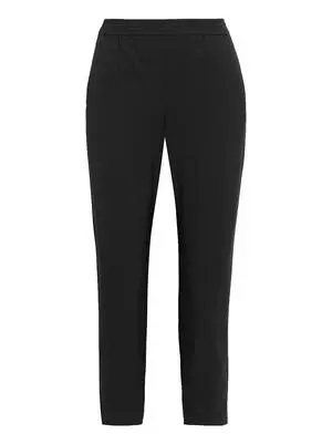 Theory Cropped Tapered Twill Pants - Black