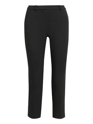 Theory Treeca Cropped Slim-leg Pants - Black