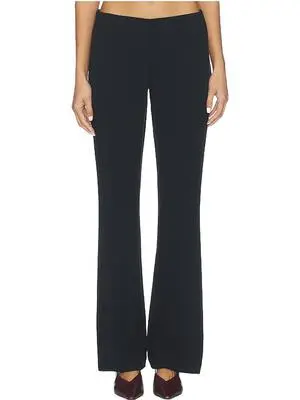 EAVES X Coco Auda Polished Crepe Pant - Black