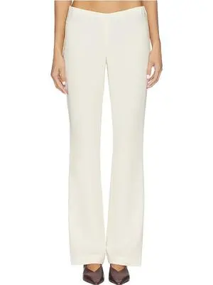 EAVES X Coco Auda Polished Crepe Pant - Ivory