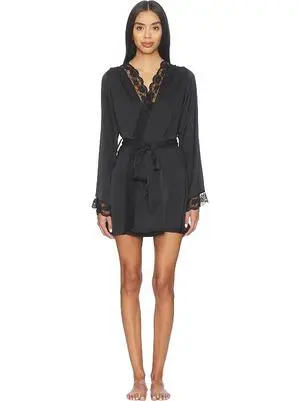 KAT THE LABEL Sidney Robe - Black