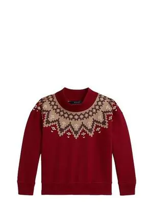 Polo Ralph Lauren Long-sleeve Fleece Mockneck Sweatshirt - Holiday Red