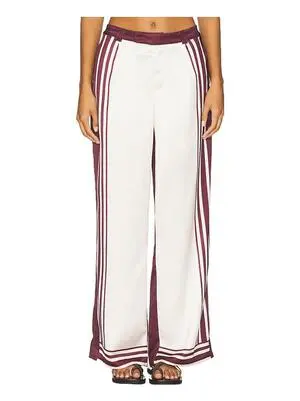 SEVEN WONDERS Zara Tailored Pant - Wine Stripe