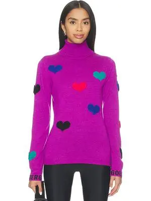 Goldbergh Bacio Long Sleeve Knit Sweater - Viola