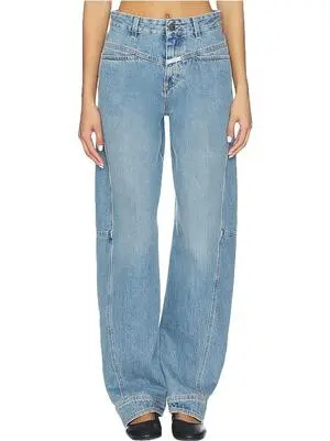 Closed Lira Wide Leg Jeans - Mid Blue
