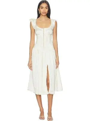 Free People X Loveday Midi Dress - Egret
